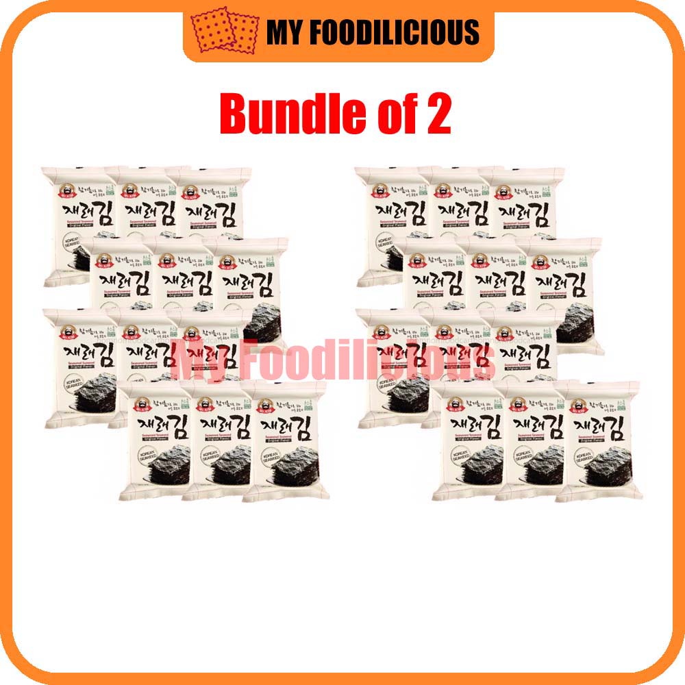 Mr Kim Seaweed 4g x 12packs Halal Snack Bundle of 2 Bundle of 3 | Shopee Singapore