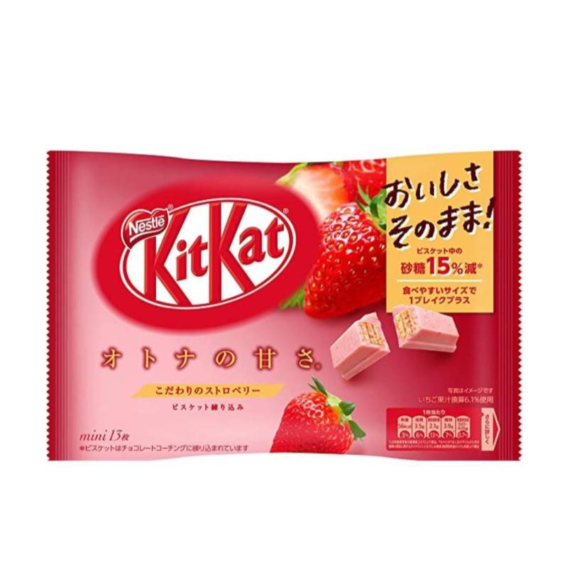 NESTLE KIT KAT MINI STRAWBERRY 11P 135g [Japanese] | Shopee Singapore