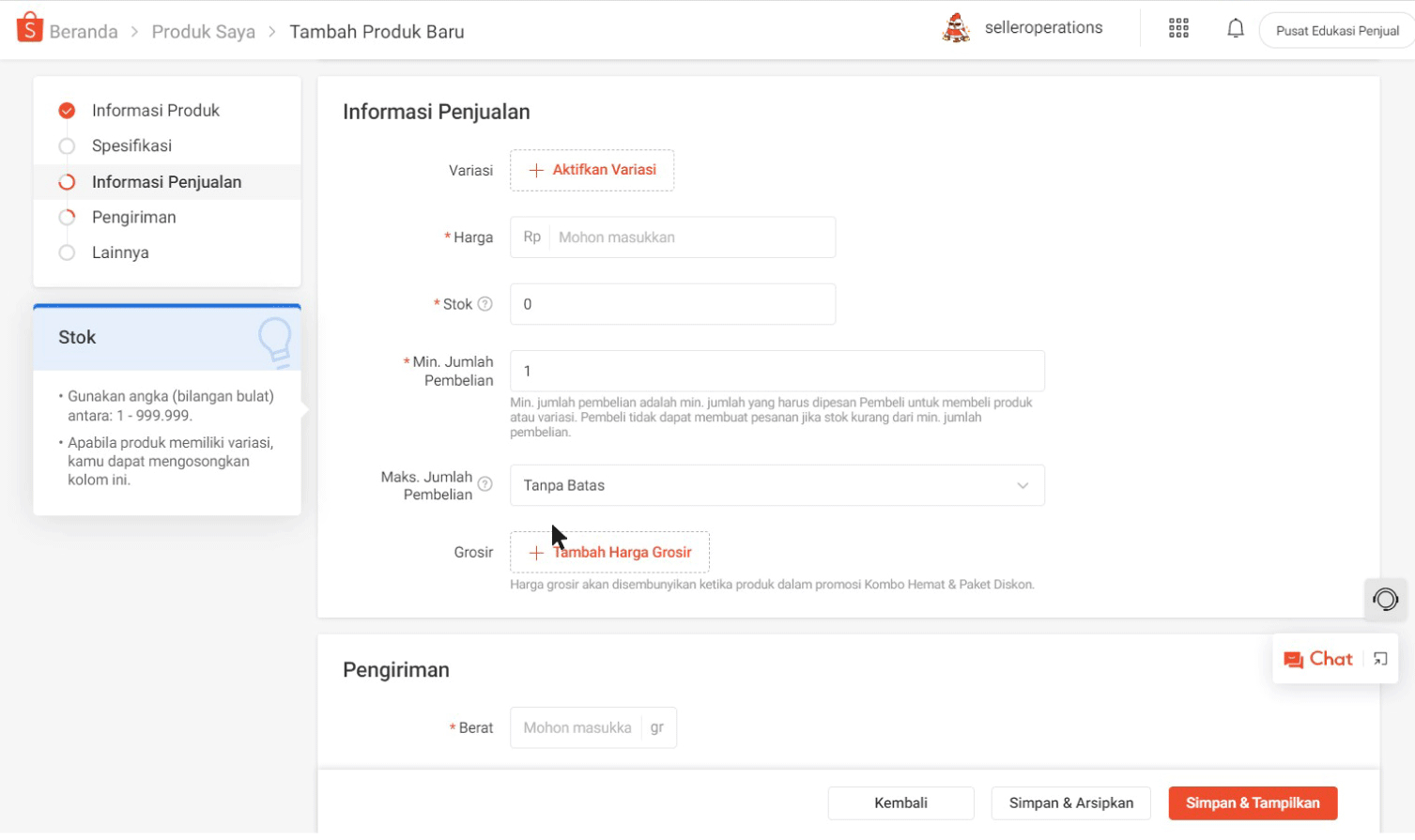 Meng-upload Daftar Produk | Pusat Edukasi Penjual Shopee Indonesia