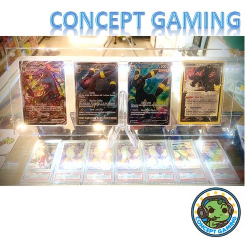TCG 4 piece Display Acrylic with Stand (Ultra Clear) | Shopee Singapore