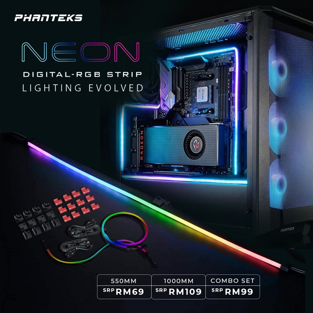 # Phanteks DIGITAL RGB NEON LED KIT # [Combo / 550mm / 1000mm] READY ...