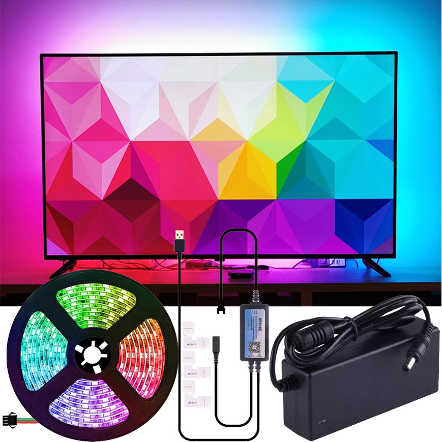 WS2812B LED RGB Strip Ambilight For PC Light USB Computer Monitor ...