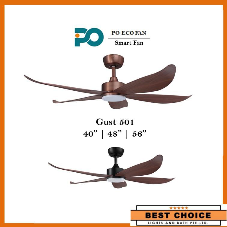 Yes Wifi PO ECO Ceiling Fan - Gust Series 501 + DC Motor + 26W OSRAM ...