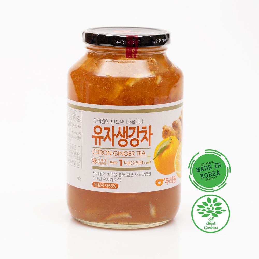 DOORAEONE Citron Ginger Tea Yuja Saeng-gang Cha 1kg | Shopee Singapore