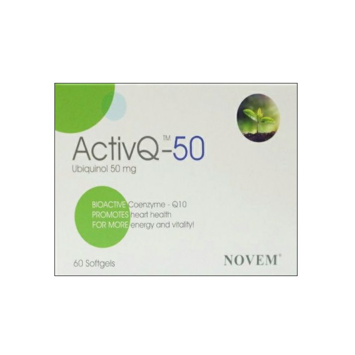 ActivQ-50 Ubiquinol 50mg (60 Softgels) | Shopee Singapore