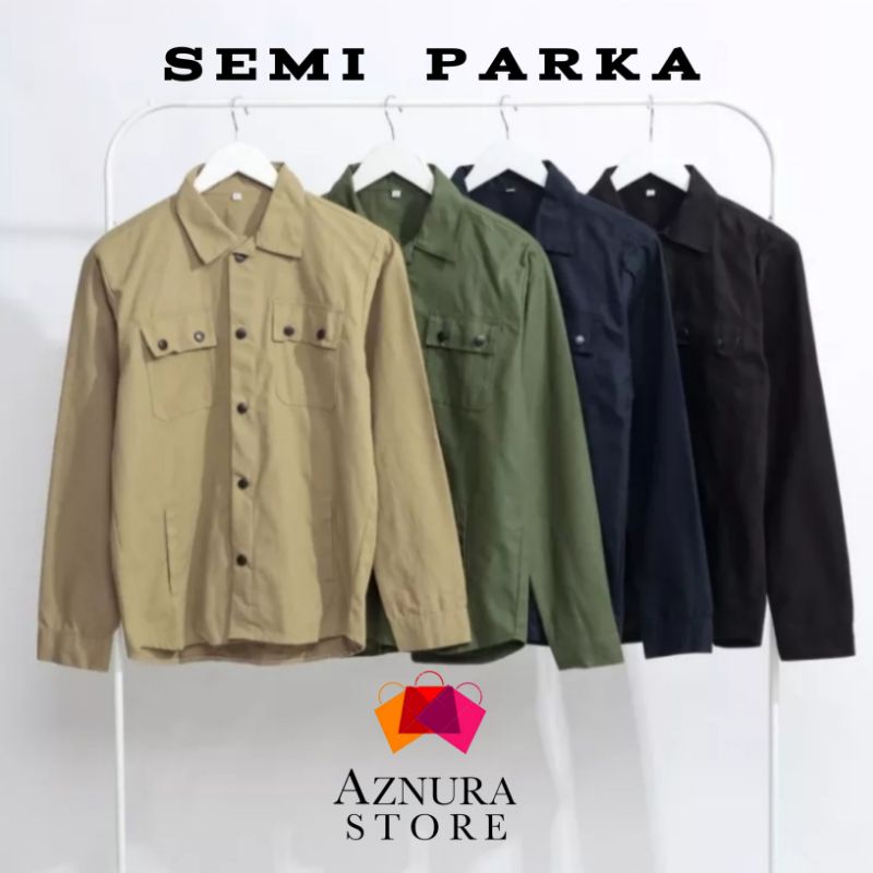 PRIA Trucker Jacket SEMI PARKA | Men's Jacket | Men's SEMI PARKA Jacket ...