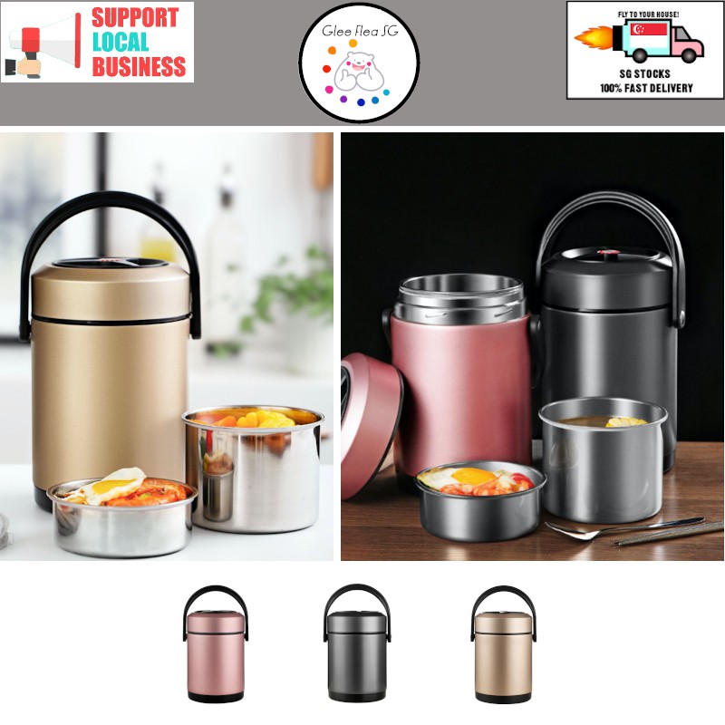 Minimalistic Thermo Flask Thermo Soup Container Lunch Box [🇸🇬 Stock ...