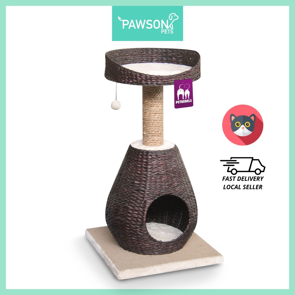 PetRebels Natural Eco Lovers Cat Tree Caribbean Beach 89 (Water ...