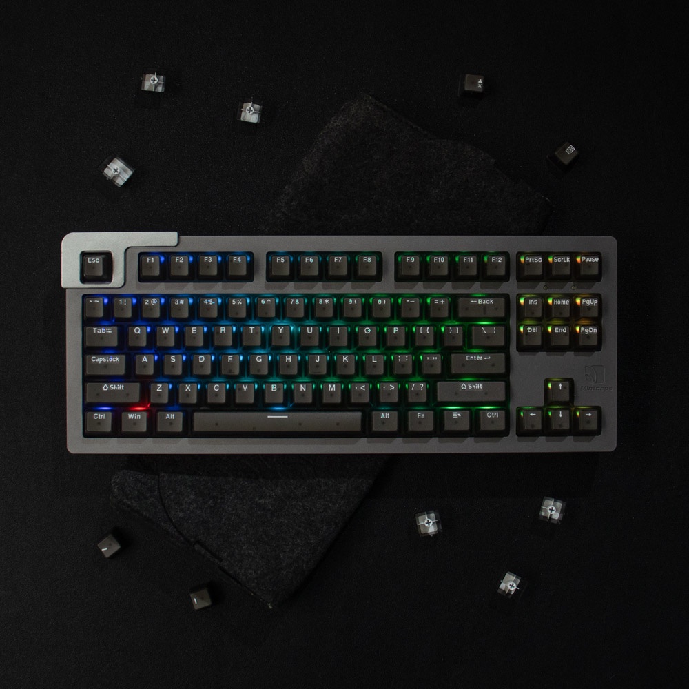 [Keycap Set] PBT 132 Keys Translucent keycap OEM Profile Shine Through ...