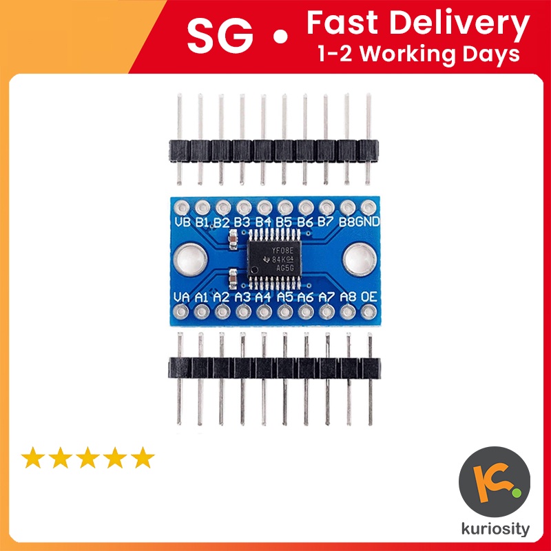 Logic Level Shifter Converter Bi-Directional 8 Channel TXS0108E | Shopee Singapore