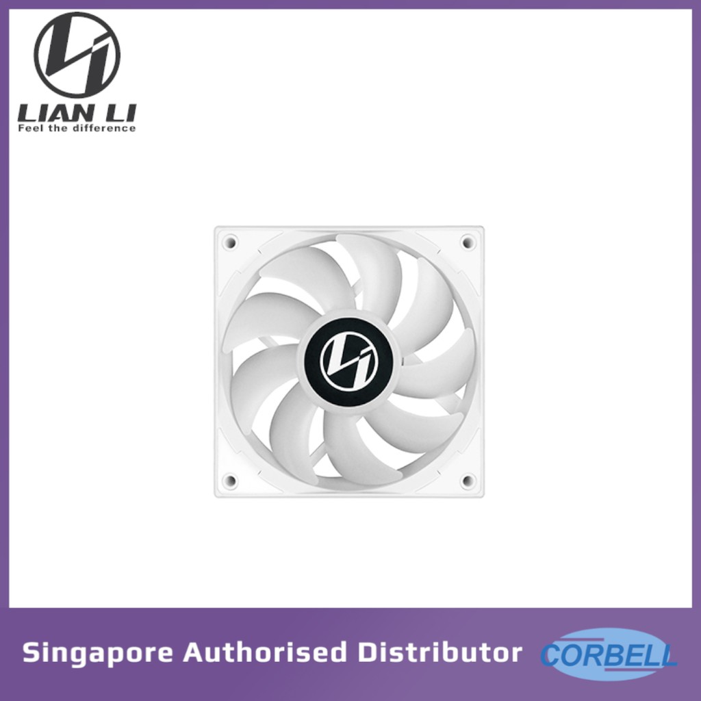 Lian Li ST120 120mm ARGB 3pcs Pack High Static Pressure Fans(White ...