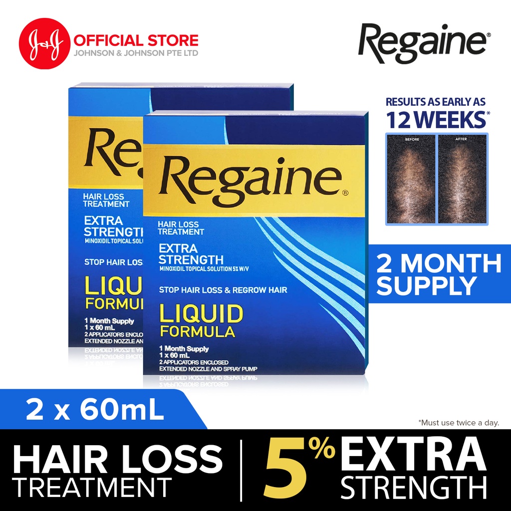 Regaine Extra Strength Minoxidil Topical Solution 5% W/V Solution Stop ...