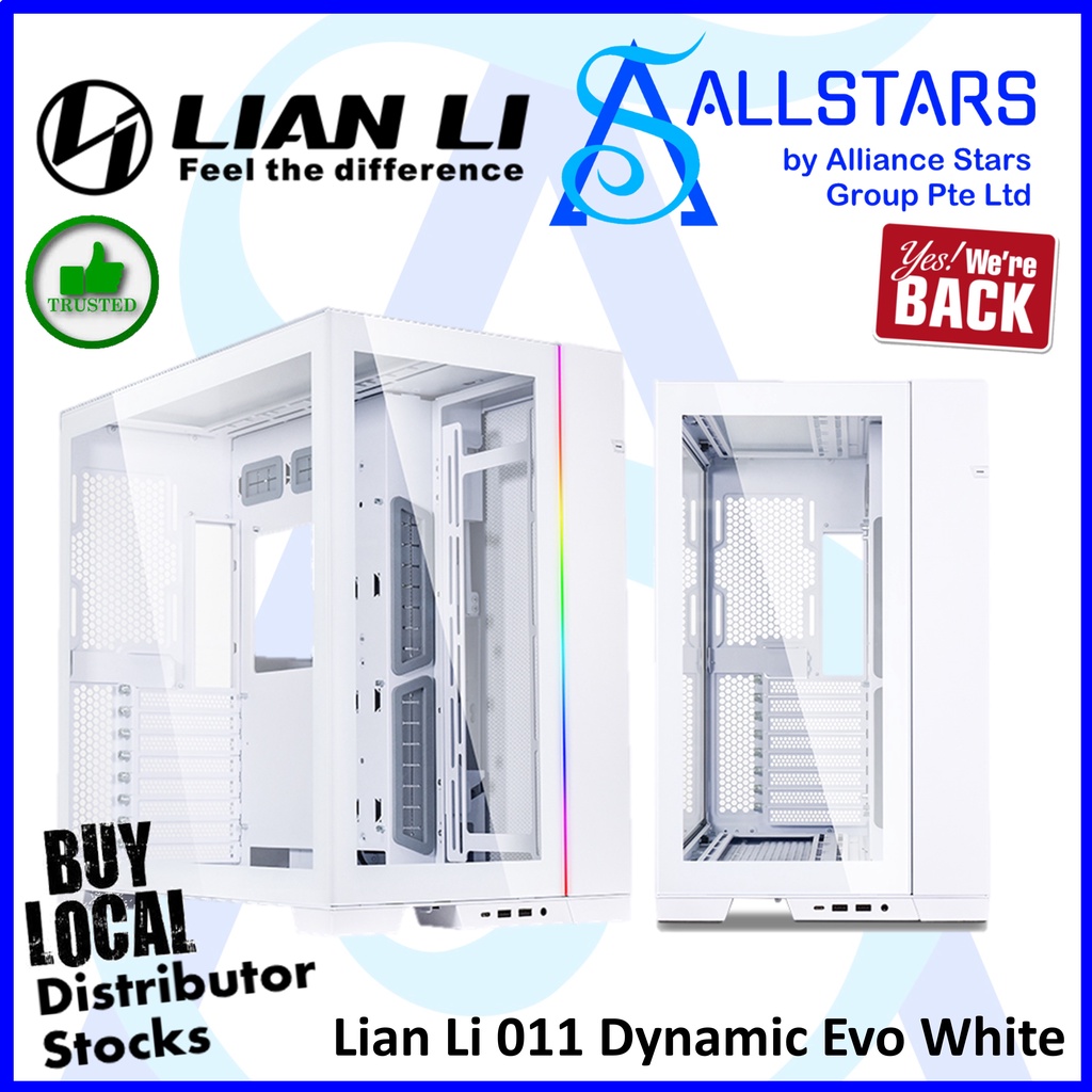 Lian Li o11 Dynamic EVO (White) / Lian Li o11 EVO White ATX Tower ...