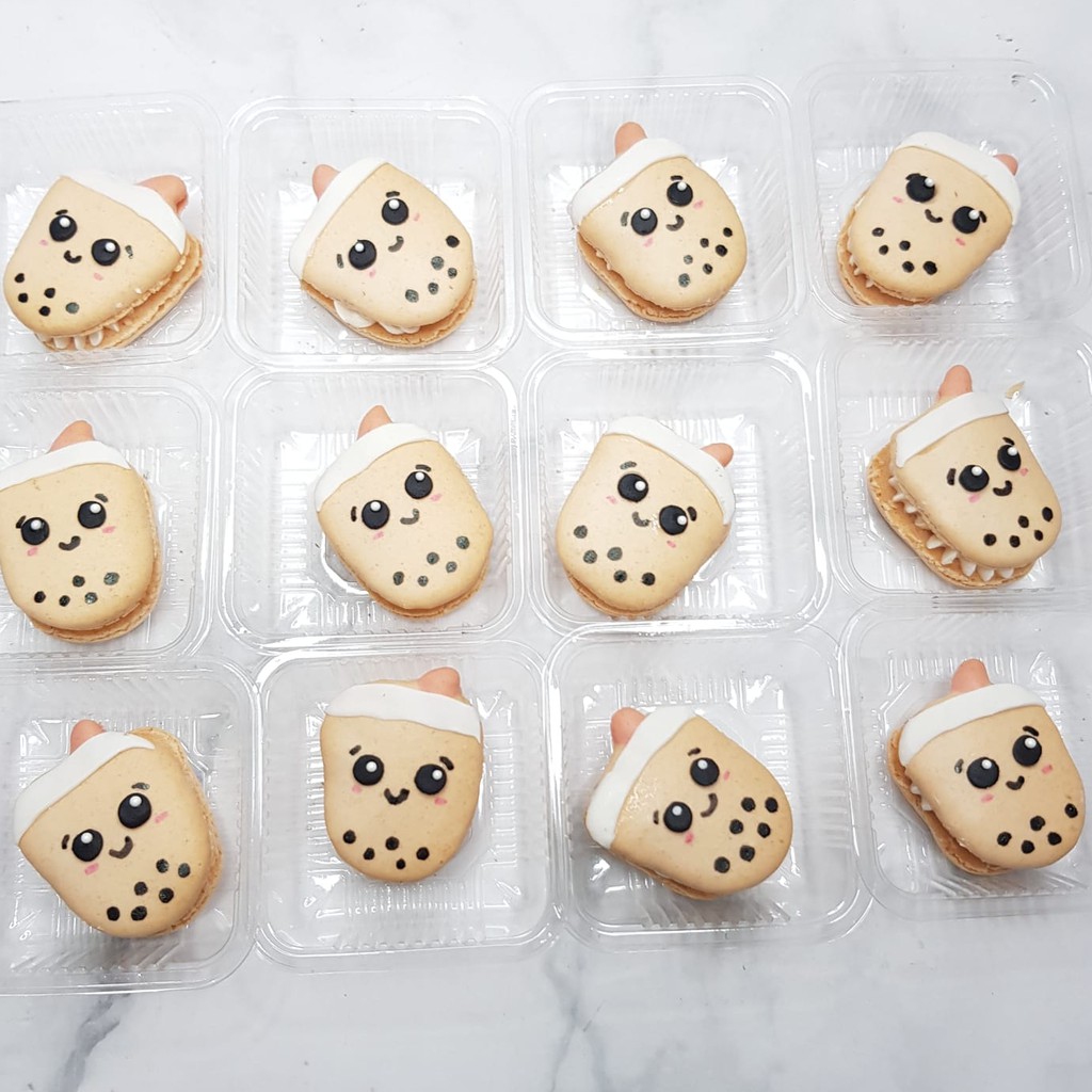 Bubble Tea Macarons (12pcs) | Shopee Singapore