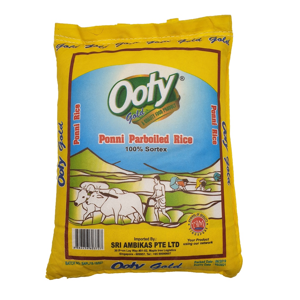 Ooty Gold Ponni Rice 25Kg | Shopee Singapore