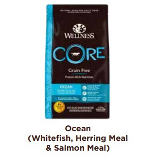 Wellness CORE Ocean Whitefish, Herring & Salmon Recipe Dry Dog - 4lb ...