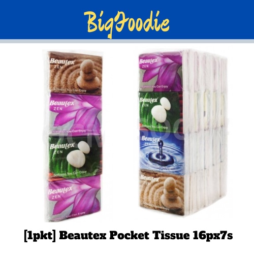[BFD] Beautex Pocket Tissue 16px7s | Shopee Singapore