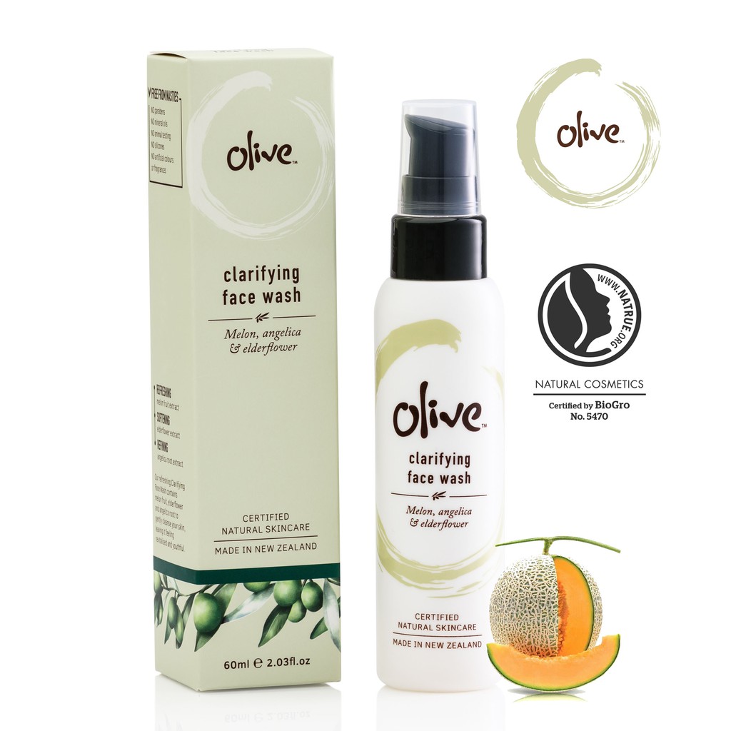 Olive Clarifying Face Wash/Facial Cleanser, 60ml | Shopee Singapore