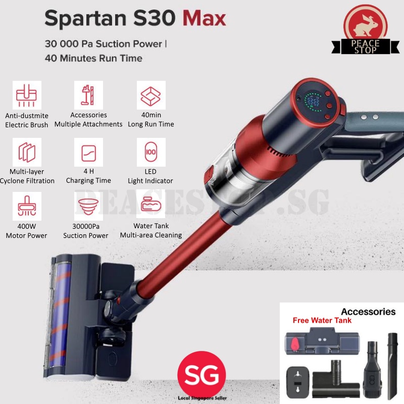 Spartan S30 30kPa | Powerful Handheld Stick Cordless Vacuum Cleaner ...