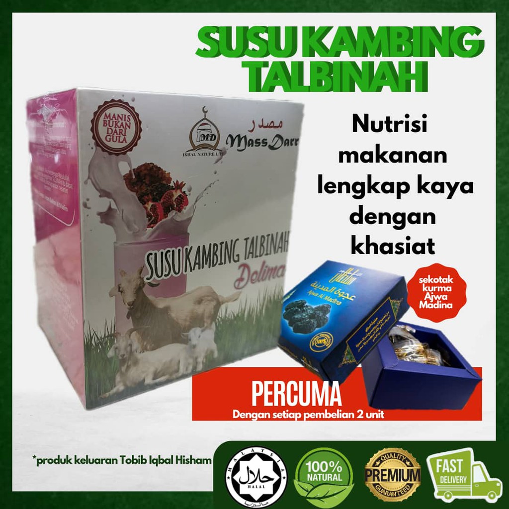 HOT STUFF !!! Susu kambing TALBINAH Mass Darr (mILK BOOSTER) | Shopee ...