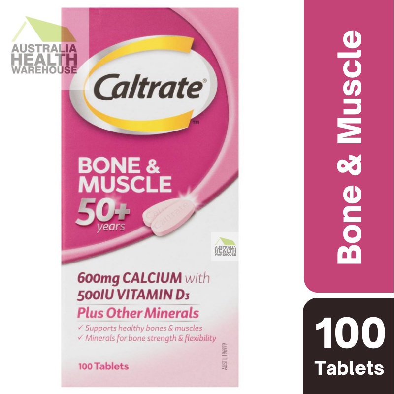Caltrate Bone And Muscle 50 100 Tablets August 2023 Shopee Singapore