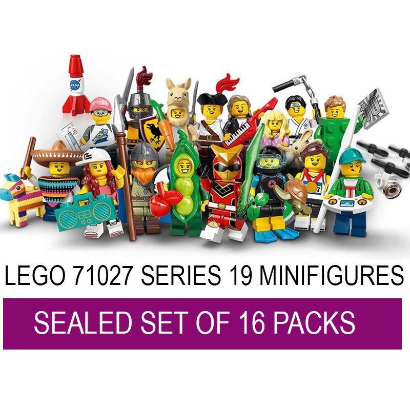 Ready Stock TANSH LEGO 71027 SERIES 20 MINIFIGURES ( SET OF 16 PACKS) | Shopee Singapore