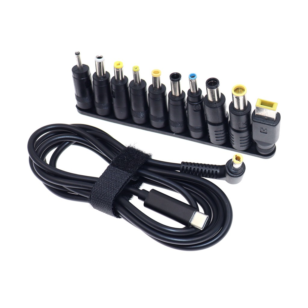 Laptop Power Adapter Connector Dc Plug USB Type C male to Universal ...