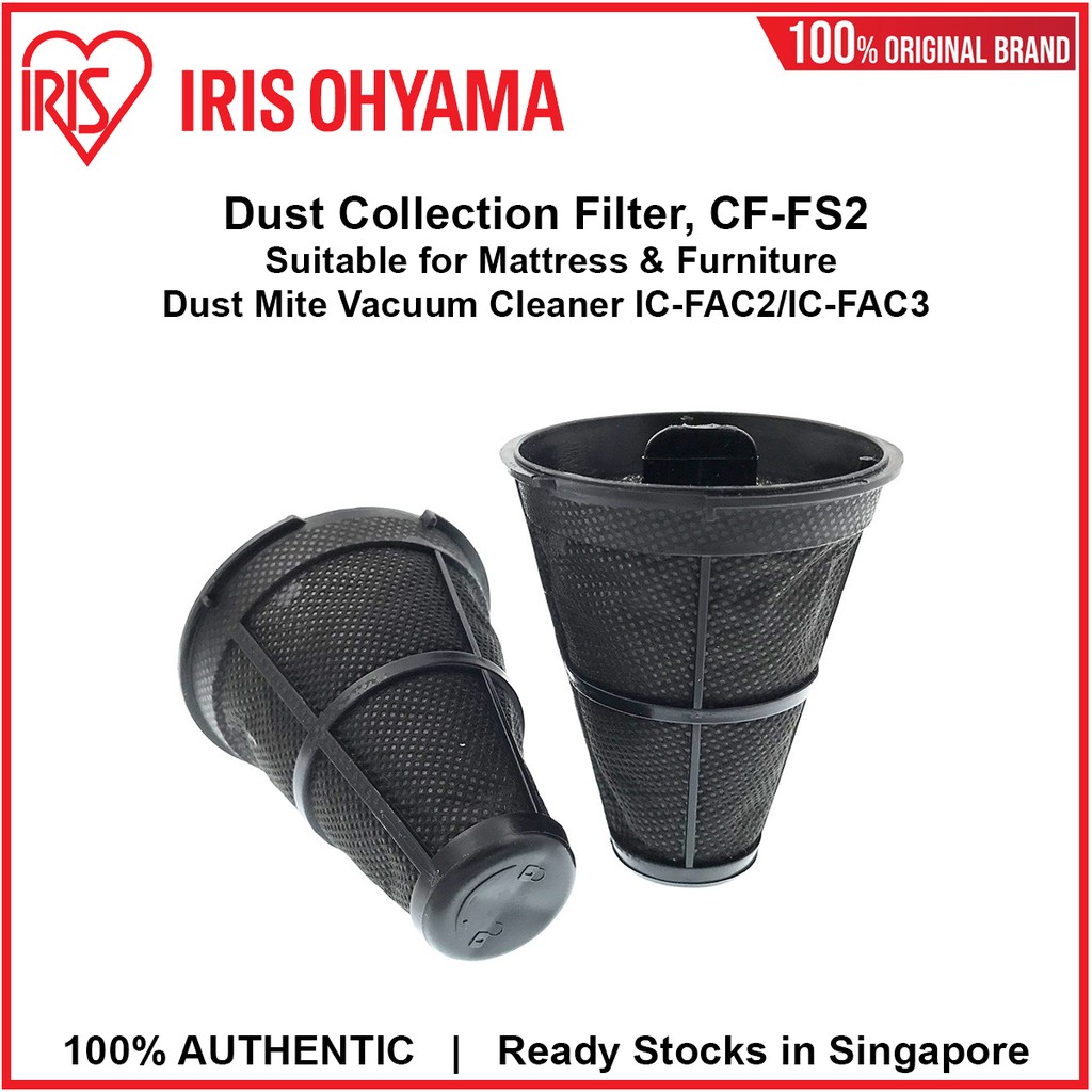 IRIS Ohyama IC-FAC2/IC-FAC3 Dust Mite Vacuum Filter 1 Pack (2pcs) CF-FS2 | Shopee Singapore