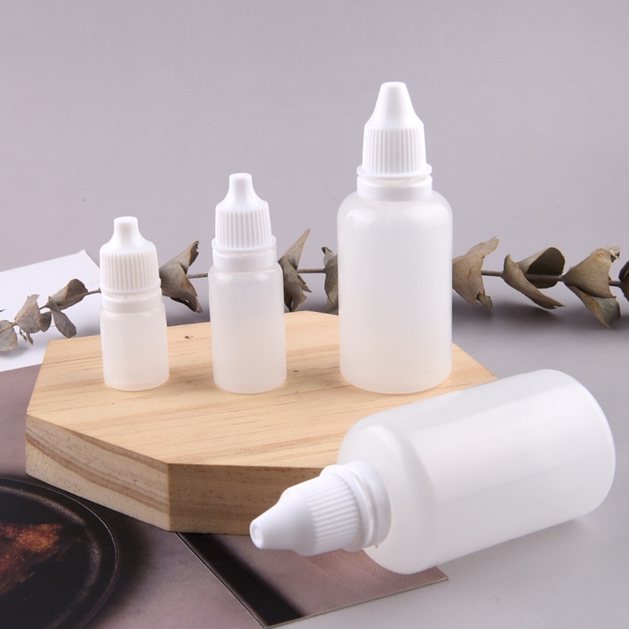 3/5/10/15/30/50ML Plastic Eye Drop Bottle/Squeezable Dropper Bottles ...