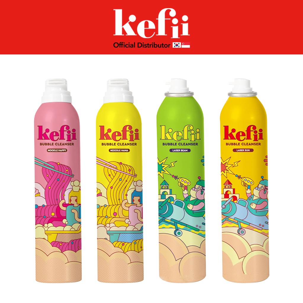 Kefii - Bubble Cleanser (Noodle/Laser) | Kids bath | Bathtime | Korean ...