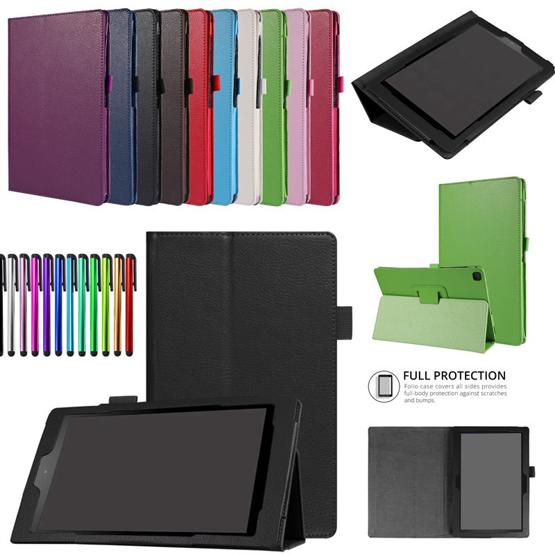 For Amazon Kindle All-New Fire HD 8 (2020)/HD 8 Plus (2020) PU Leather ...