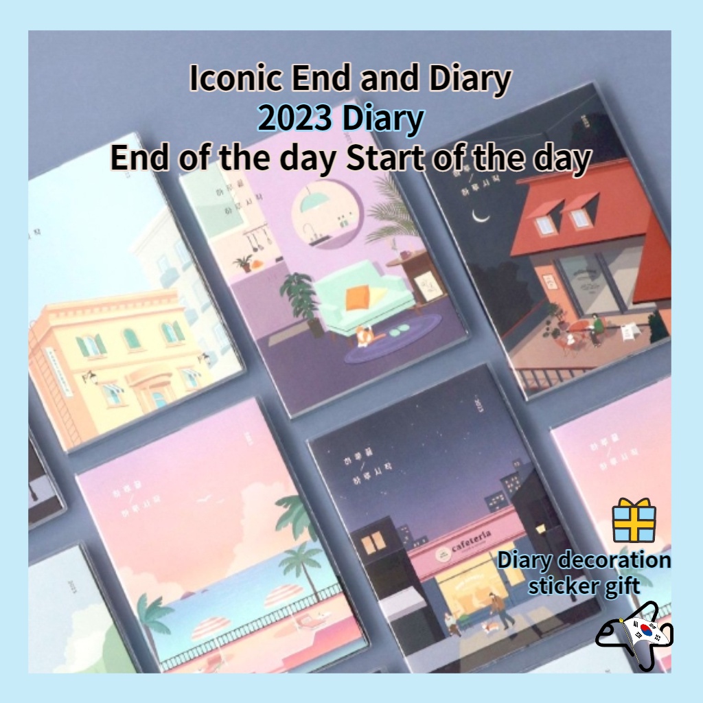 2023 Korean Planner Diary/Iconic End and Diary/ End of the day Start of ...