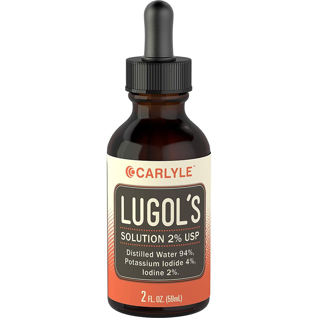 Carlyle Lugols Iodine 2 Percent 2 fl oz | Potassium Iodide and Iodine ... Carlyle Lugols Iodine 2 Percent 2 fl oz | Potassium Iodide and Iodine ...