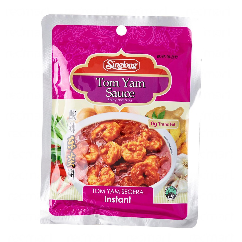 Singlong Instant Tom Yam Spicy & Sour Sauce Pkt 120G (01225) | Shopee ...