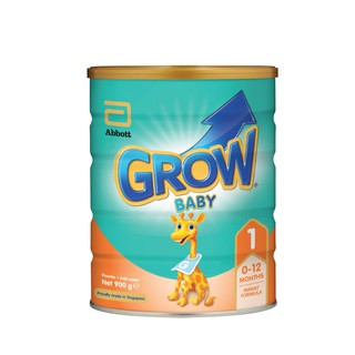 GROW Infant Milk Formula for Babies - Stage 1 (0 - 12 months) - 900g ...