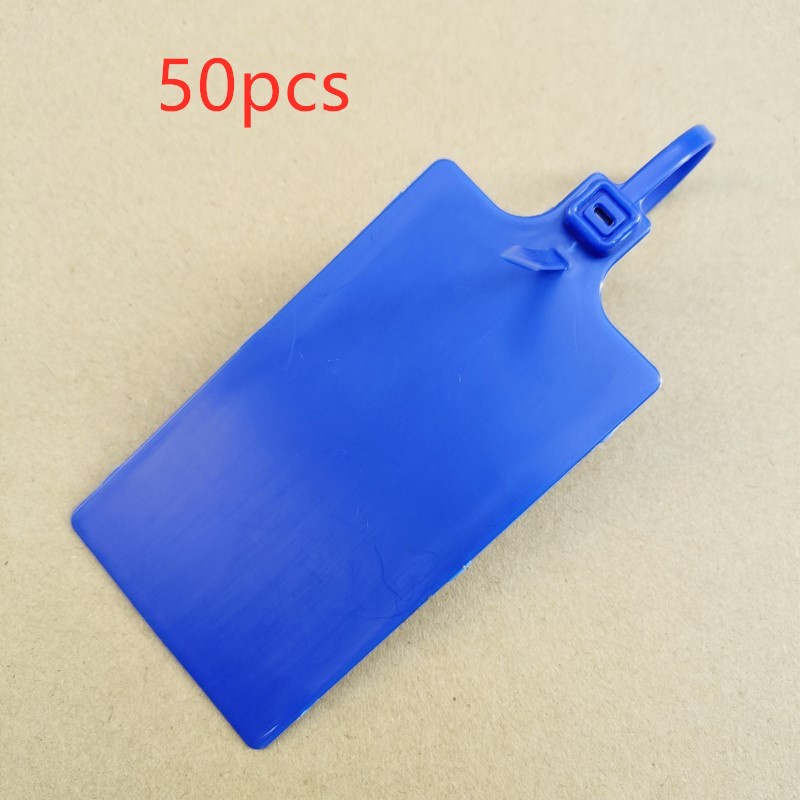 Plastic Tags Seals Cable Ties Blank Large Labels Marker Tag Zip-Ties ...