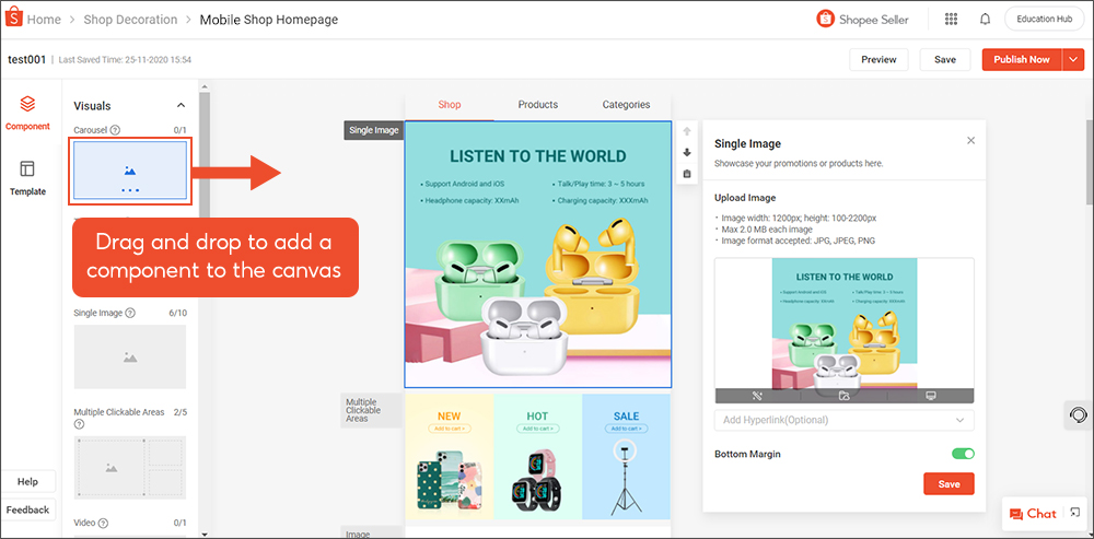 Using Premium Shop Decoration | SG Seller Education [Shopee]