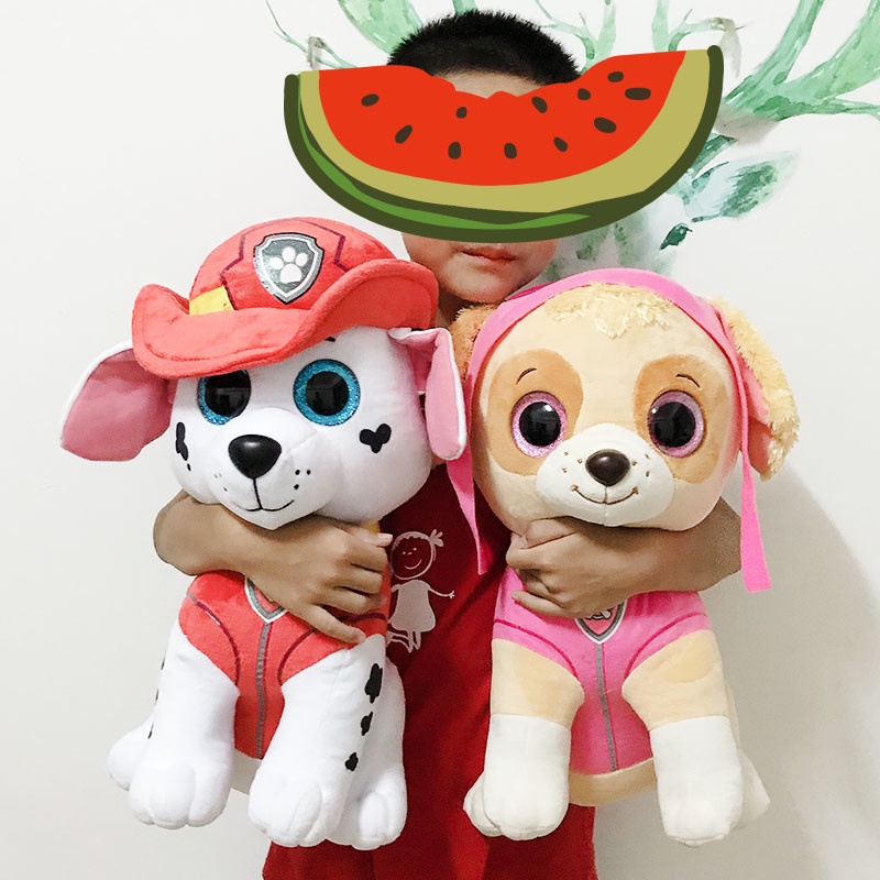 TY Beanie Boos New 38CM Paw Patrol SKYE Cockapoo LARGE Size Pink ...