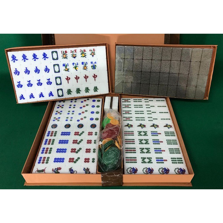 A2 Size Metallic Brown Mahjong Set (Size of tile: 35mm ) | Shopee Singapore