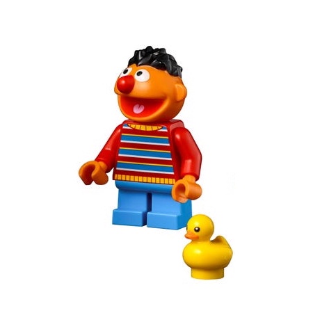 LEGO Minifigure - Ernie 21324 (123 Sesame Street) | Shopee Singapore