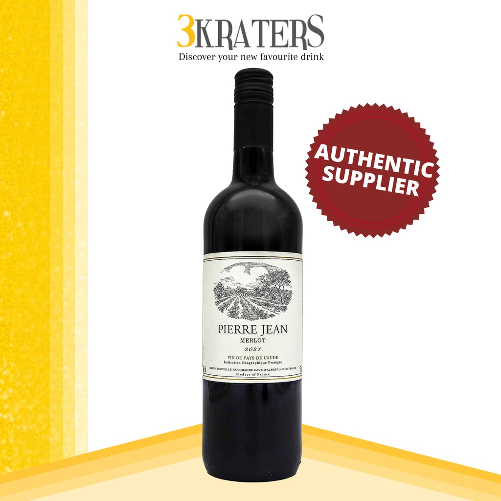 Pierre Jean Merlot 750ml [ Red Wine ] | Shopee Singapore