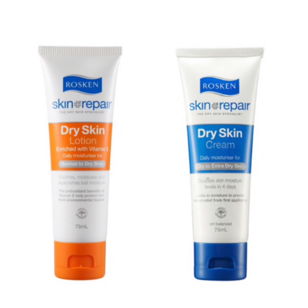 Rosken Skin Repair Dry Skin Lotion/Cream 75m/l | Shopee Singapore
