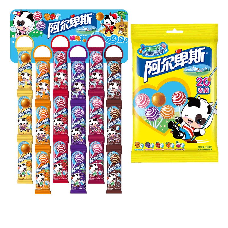 阿尔卑斯棒棒糖-混合味 200g Alpine Lollipop-Mixed Flavor 200g | Shopee Singapore