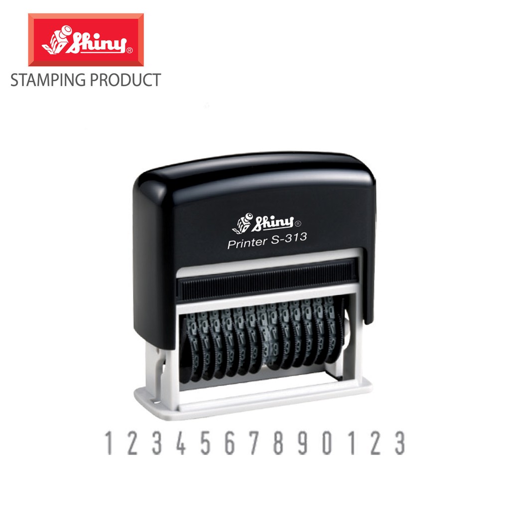 Shiny Numbering Self Inking Stamp (S309 & S313 3mm) | Shopee Singapore