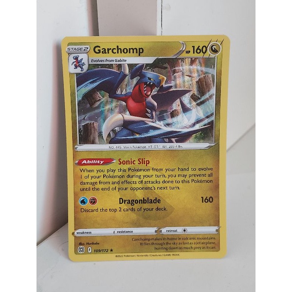 Pokemon garchomp holo rare brilliant stars card | Shopee Singapore
