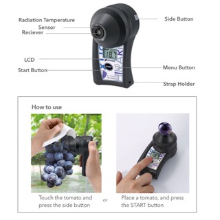 ATAGO Non-destructive IR Brix Meter for Grape PAL-HIKARi 2 Handheld ...