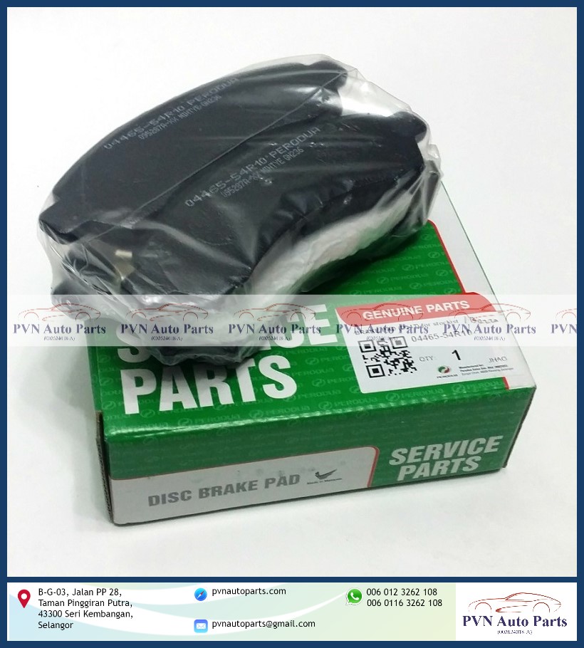 Perodua Brake Pad For Perodua Myvi Lagi Best / Axia 1.0 / Bezza (Front ...