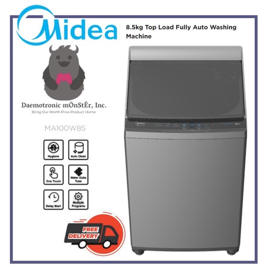 Midea 8.5KG MA100W85 Top Load Fully Auto Washing Machine | Shopee Singapore