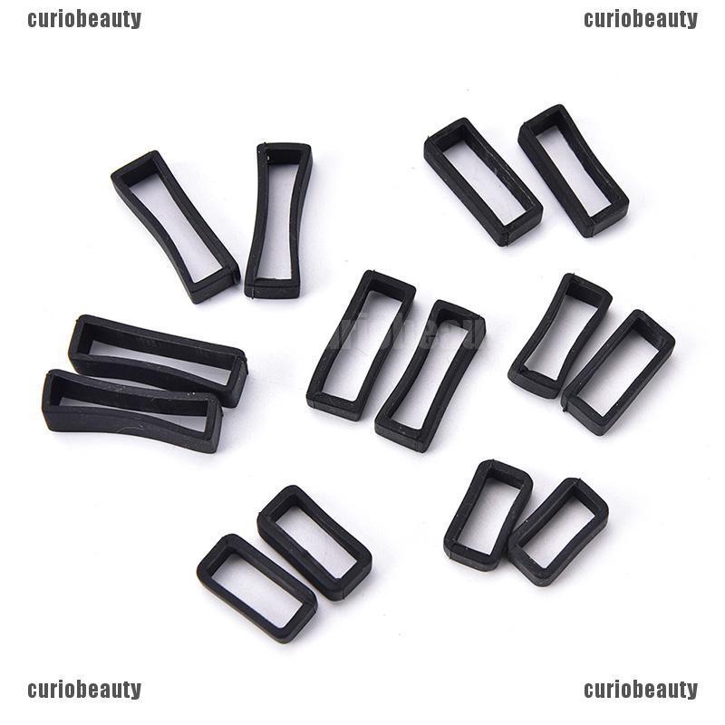[Hea&Fa]2pcs 14mm-26mm Rubber Silicone Watch Band Loop Strap Small ...