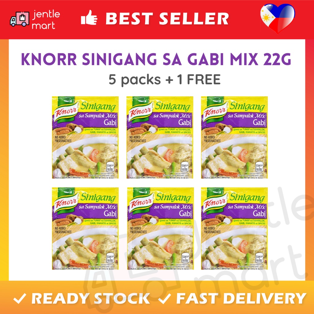 Knorr Sinigang sa Gabi Mix 22g - [6 Packs] | Shopee Singapore